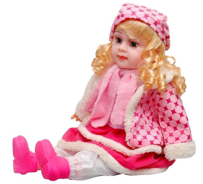 5 Poems Doll, Singing Soft Plush Stuffed Doll Baby Girl Toy For Kids ...