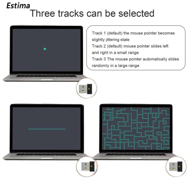 Virtual Mouse Jiggler Undetectable Usb Mouse Mover With Switch Button ...