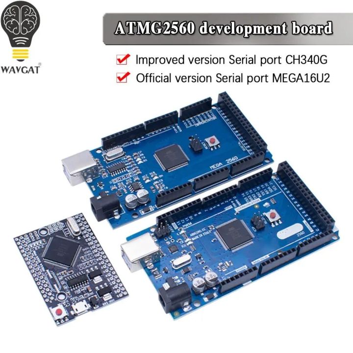 MEGA2560 MEGA 2560 R3 ATmega2560-16AU CH340G AVR USB board Development board MEGA2560 for ...