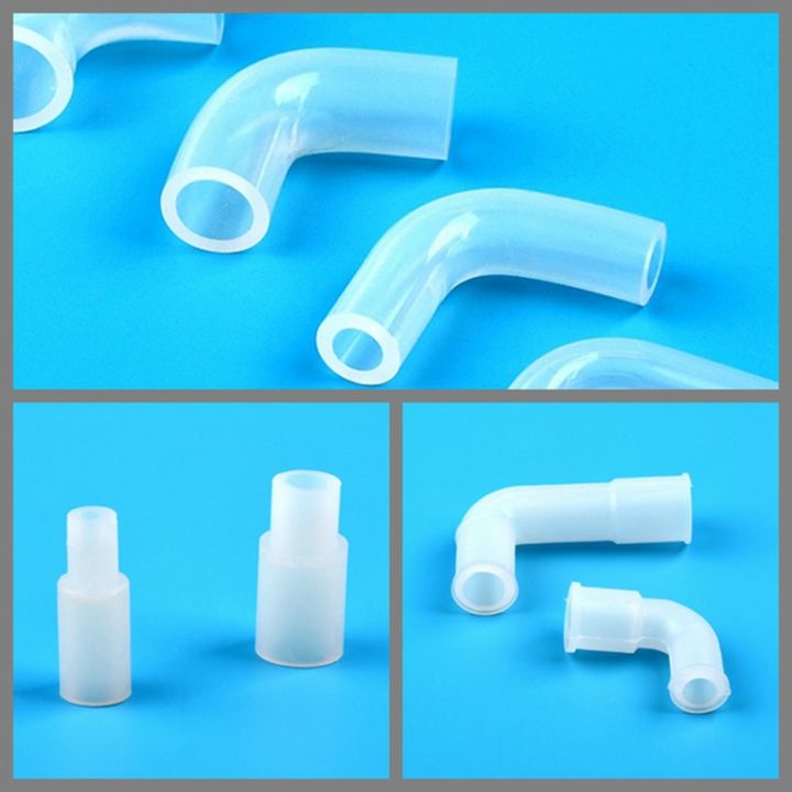2-15pcs Silicone Hard Flexible Joints Rubber Elbow Hard Soft Fittings ...