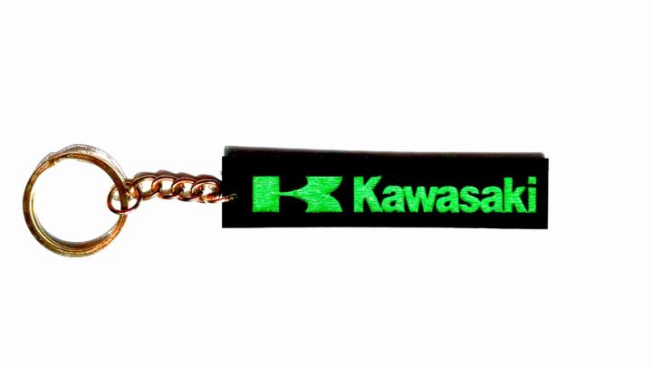 Kawasaki Motorcycle Keychains Key Tags for Kawasaki Bikes Plastic Laser ...