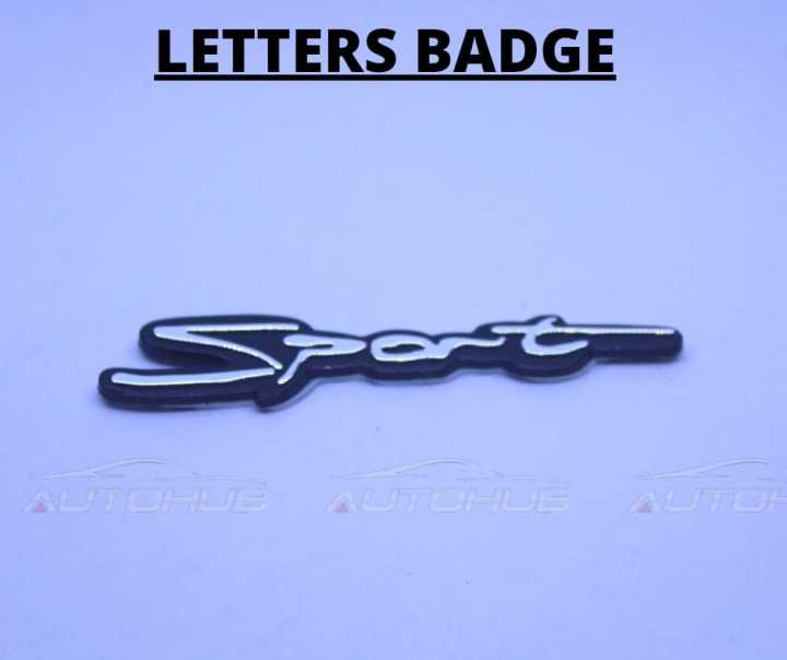 Sports Car Sticker Logo 3D Decal Decoration Universal | Daraz.lk