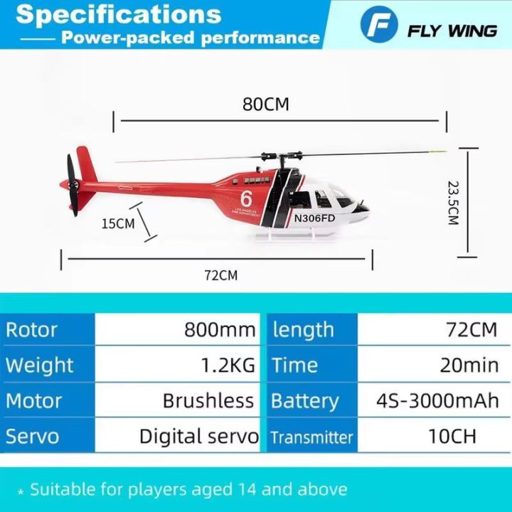 GPS206 Flying Wing Hold Altitude Flight Control H1206 Bell FLYWING RC ...