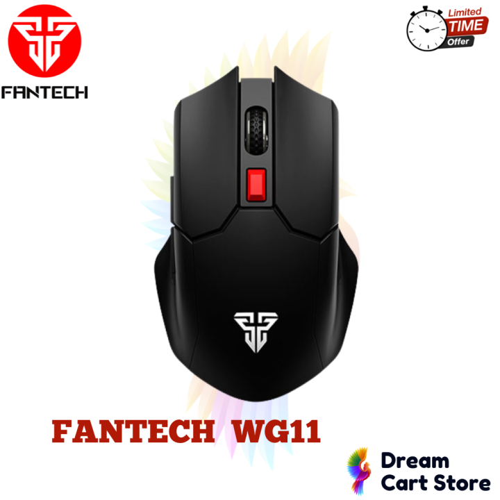 FANTECH WG11 CRUISER Wireless Gaming Mouse [ Black/ White] | Daraz.lk
