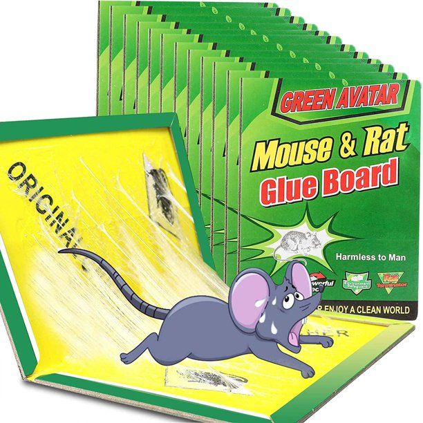 Mouse Traps, Humane Mouse Glue Trap, 01 PCS Rat/Mice Traps Sticky Pad ...