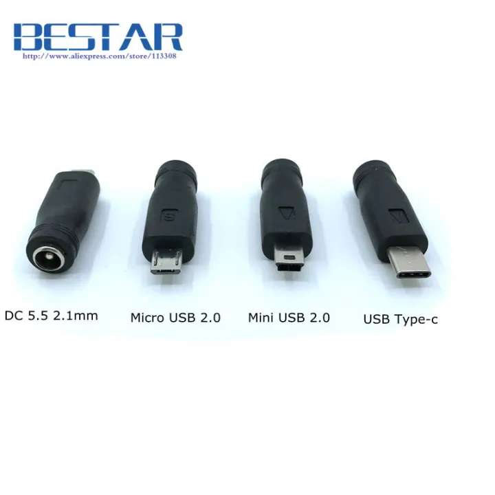 【VogueVenture】5V DC 5.5 * 2.1 mm Power Jack USB 3.1 Type C USB-C Type-c ...