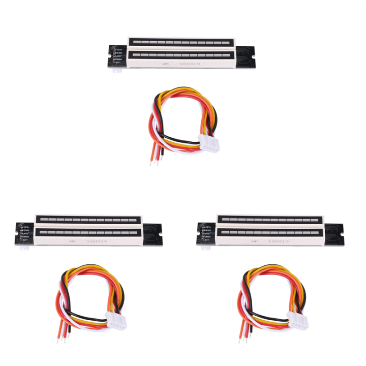 3X Dual 12 Music Level Indicator LED Spectrum VU Meter Amplifier Light ...