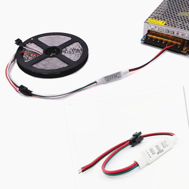 3 Key Mini Rgb Controller Remote Sp002e For 12v 24v Ws2811 Ws2812b ...