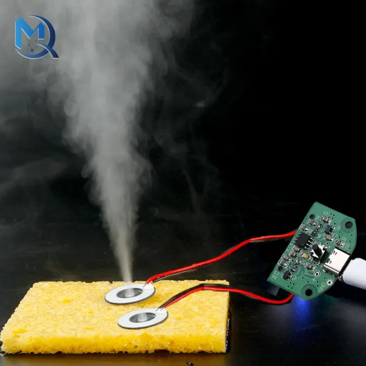 USB Mini Humidifier DIY Kits Mist Maker and Driver Circuit Board Fogger ...