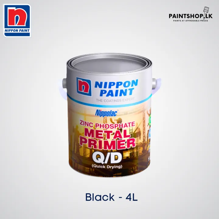 Zinc Phosphate Metal Primer Q/D Black 4L | Daraz.lk