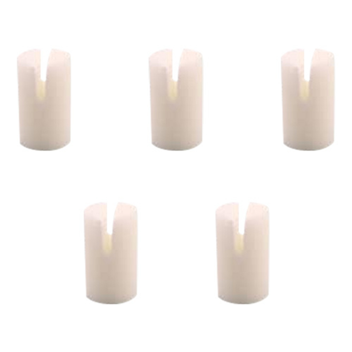 5 Piece Real Bone Banjo 5th String Nut Beef Bone Color 5x3mm Musical