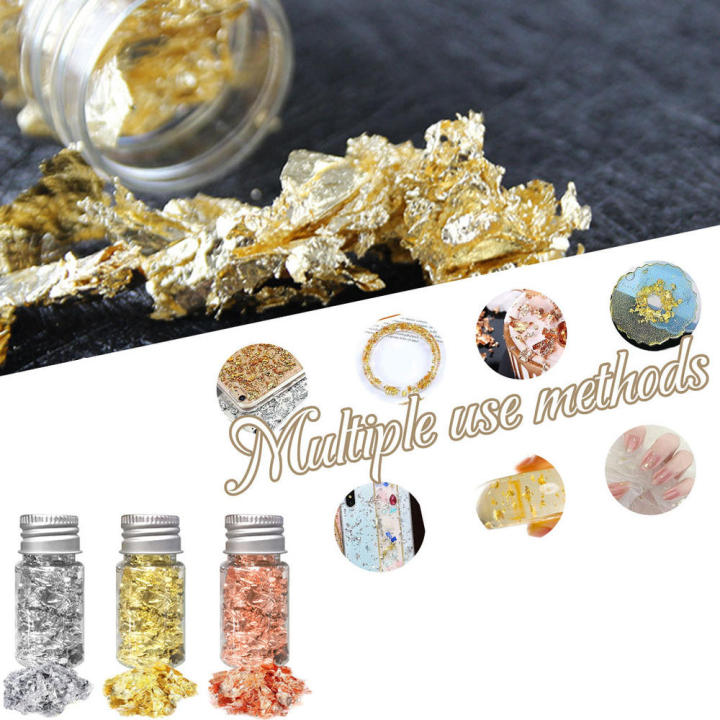 15 Leaf (Gold And Copper Crafts Slime Paxcoo Painting For Silver Colors ...