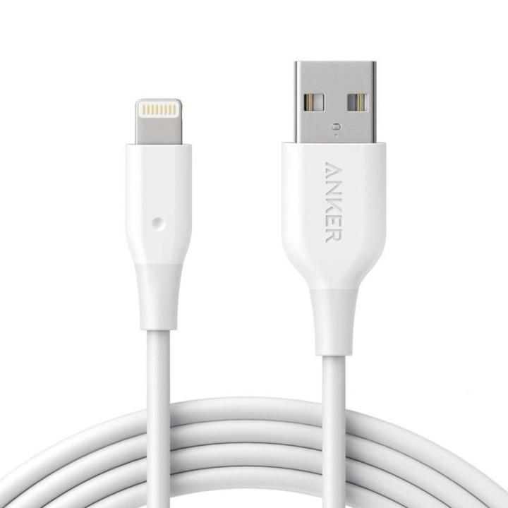 Lighting Cable With Connector Anker - White | Daraz.lk