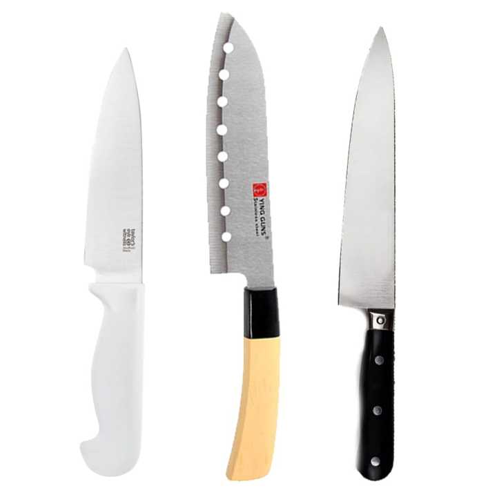 3pcs Super Sharp Multi Knife Set. quality knifes. | Daraz.lk