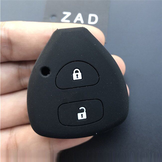 【Alizeker Mall】ZAD Silicone car key cover skin For Camry Hilux Vitz ...