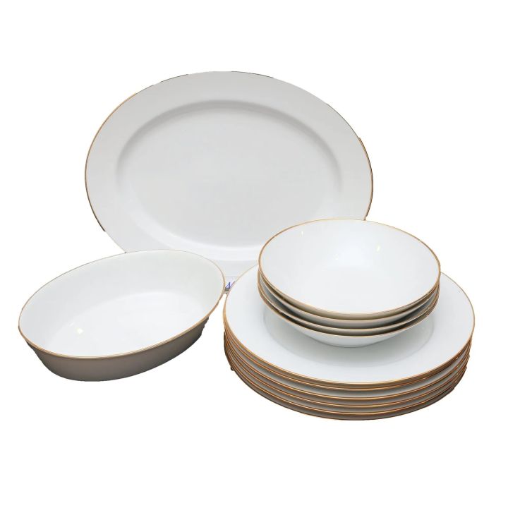 Gold line Rattota 12pc Dinner Set - R16007 | Daraz.lk