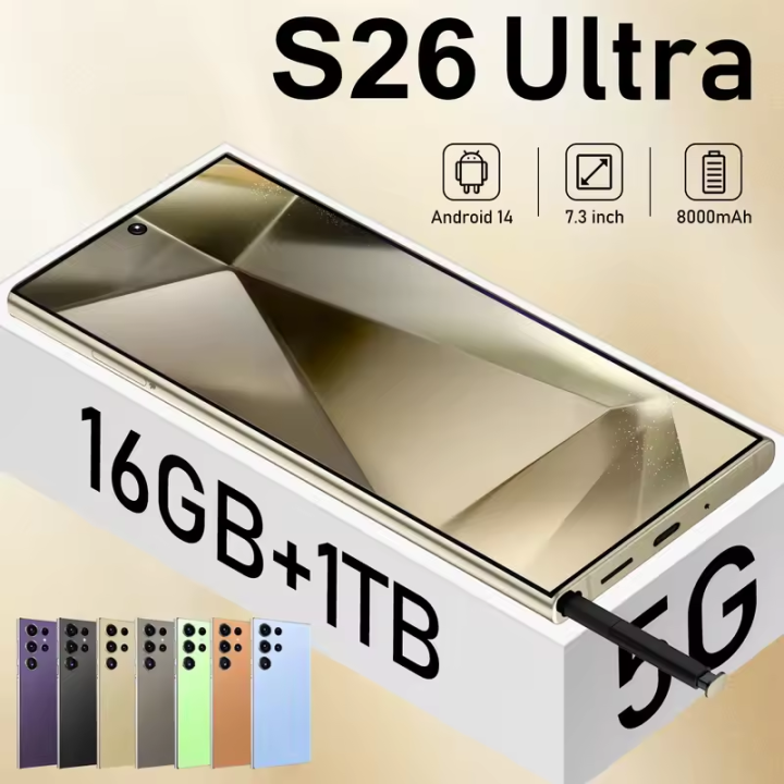 2025 NEW S26 Ultra Cellphones Original Smartphone 5G Dual SIM Android ...