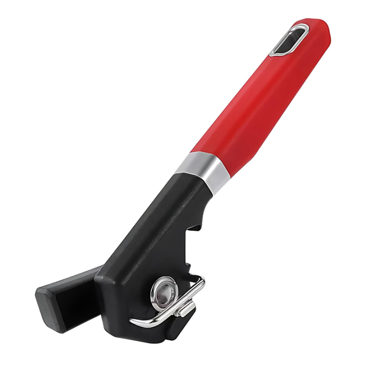 Sleek Single Handle Stainless Steel Can Opener - Manual, Side Cutting ...