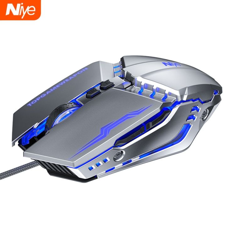 Ergonomic Wired Gaming Mouse LED 3200 DPI USB Computer Mouse Gamer Mice G10 Silent Mause ...