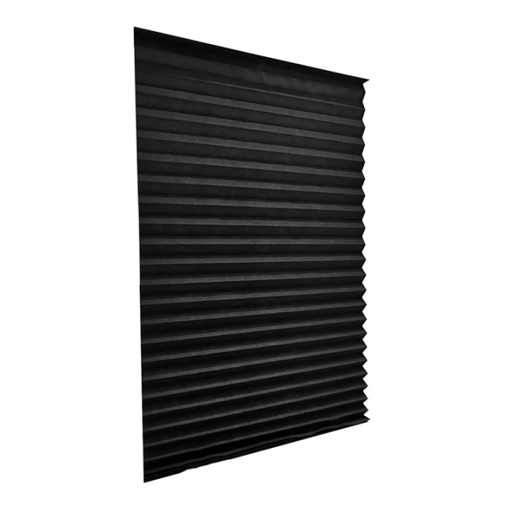 Cordless Blackout Window Shades Blinds–Pleated Fabric with Paper ...