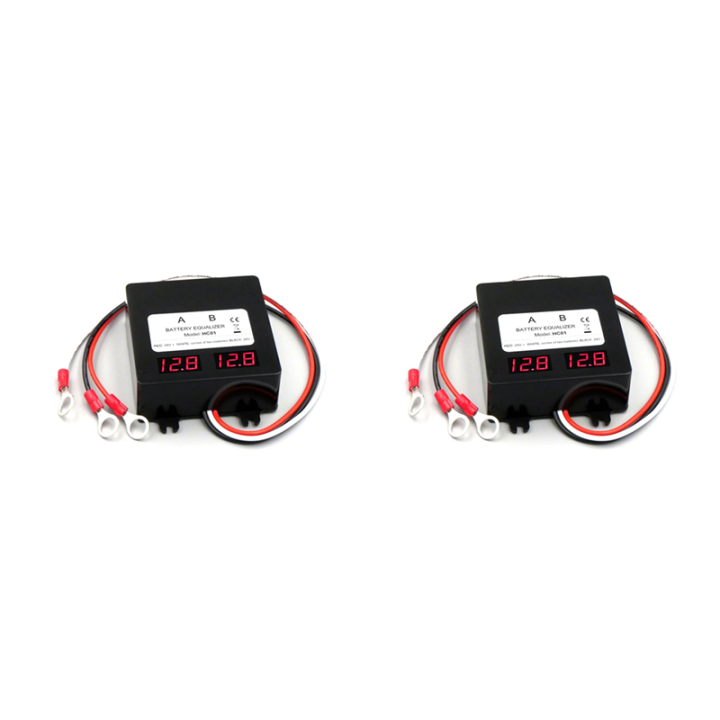 2X HC01 Battery Equalizer Lead Acid Batteries HA01 Voltage Balancer ...
