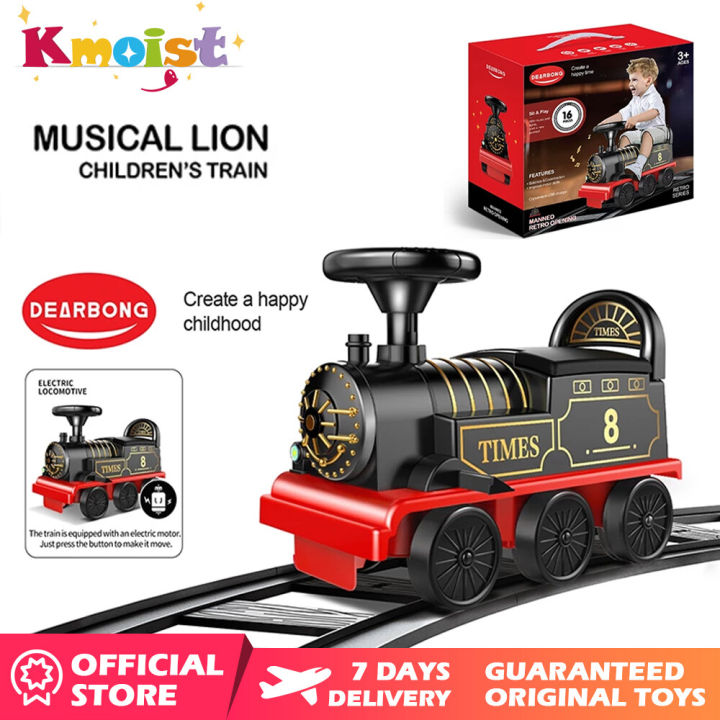 Kmoist Small Electric Rail Train Car Can Carry People Children Baby ...