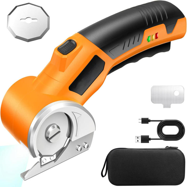 Led Electric Portable Cloth Cutter Sharp Powerful Leather Cutter for ...