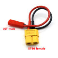 XT60 XT30 T Plug Male / Female to JST Connector Charging Adapter Cable ...
