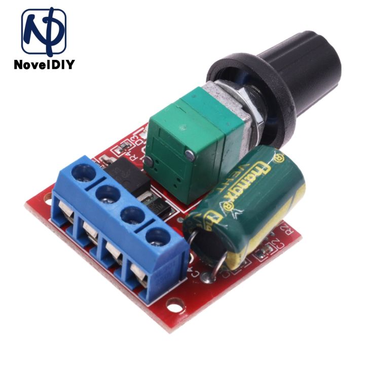 Mini 5A 90W PWM 12V DC Motor Controller Module 4.5V-35V Adjustable Speed Regulator Control ...