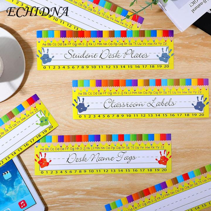ECHIDNA Desk Name Tags Paper Material Manuscript Student Name Plate ...