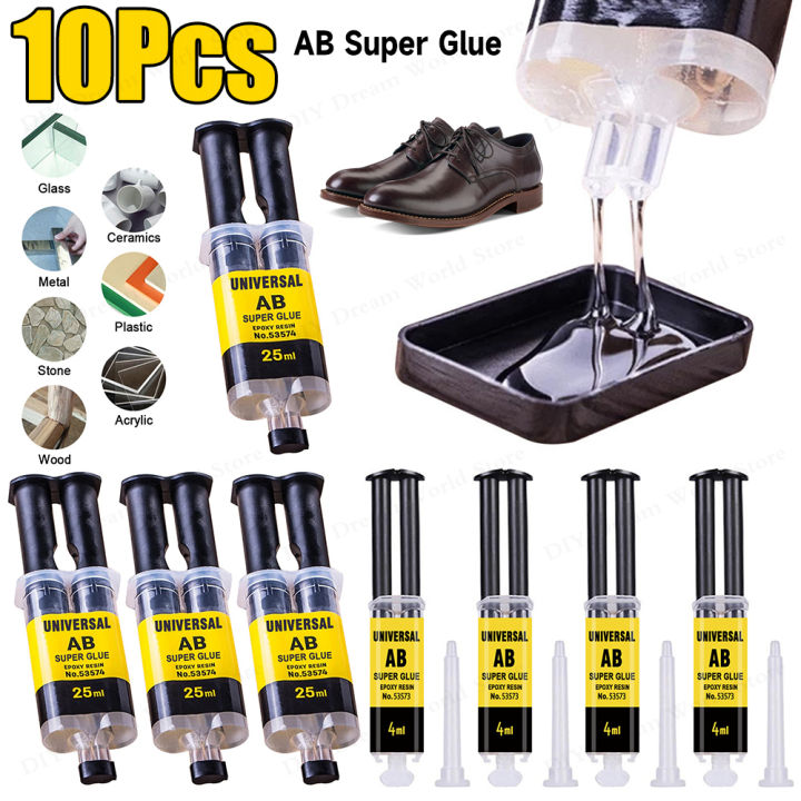 1-10pcs Epoxy Resin AB Glue Waterproof Repair Strong Adhesive Glue ...