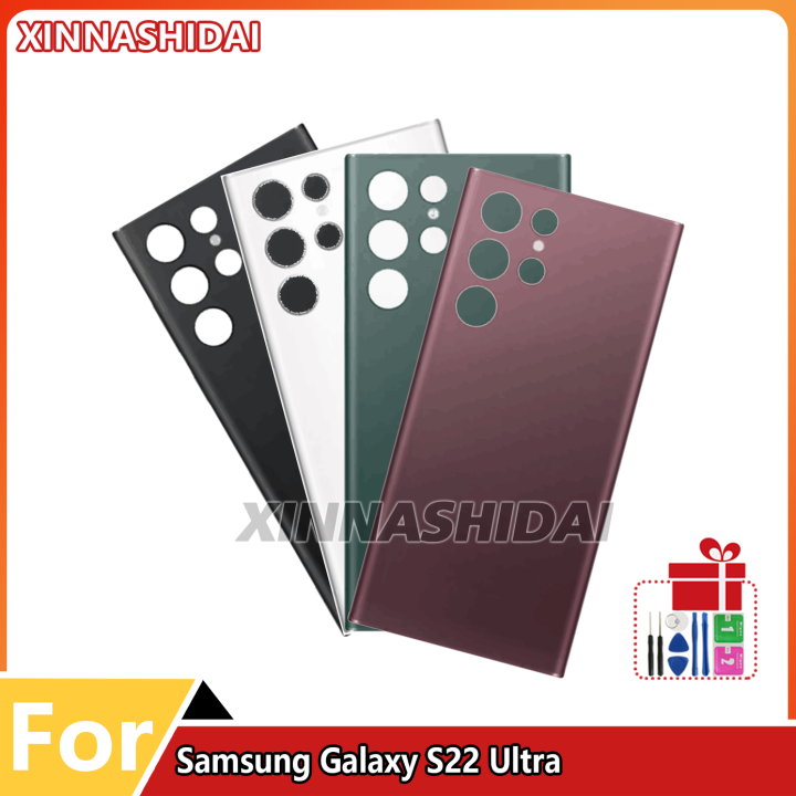 New Quality For Samsung S22 Ultra S908B Back Battery Cover Rear Panel ...