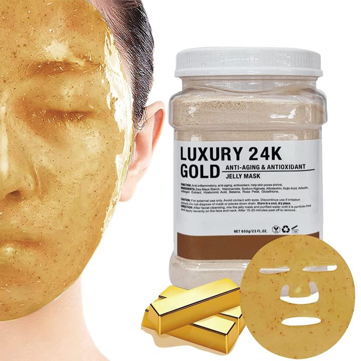 Luxury 24K Gold Anti-Aging & Antioxidant Jelly Mask Powder 650g for ...