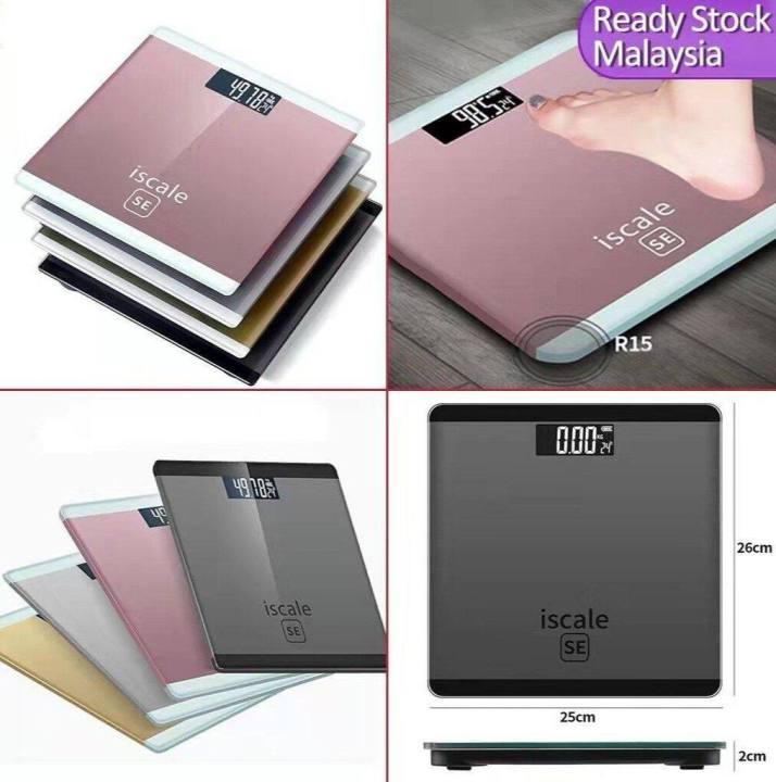 Iscale SE Digital Body Scale High Accuracy Weight Scale Machine Timbang ...