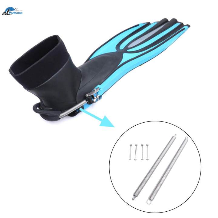 Diving Fin Straps Spring Screws Set Stainless Steel for Snorkeling ...