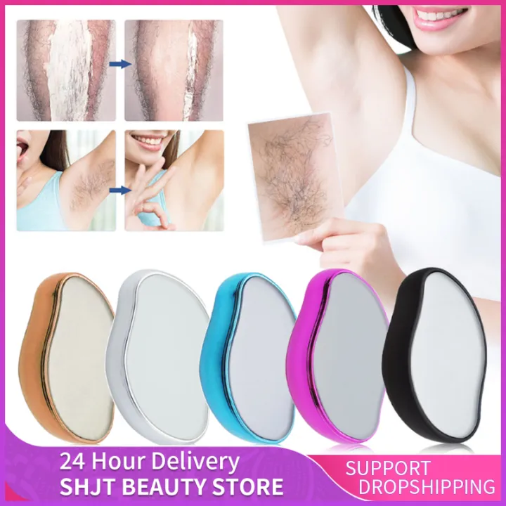 Painless Crystal Epil Hair Removal Eraser Safe Reusable Body Depilation ...