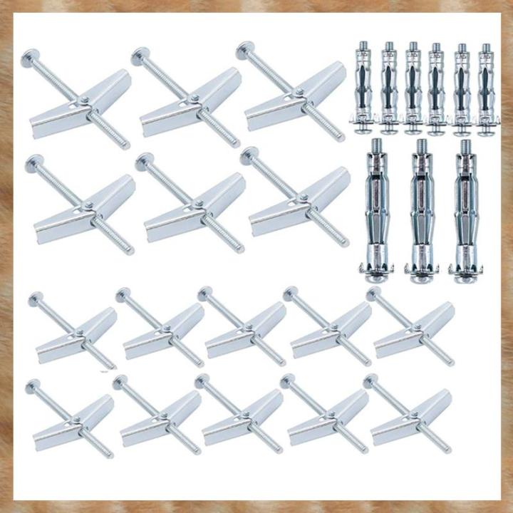 25Sets Toggle Bolt and Bolt,Wing Nut Kit,Heavy Duty Wall Anchors ...
