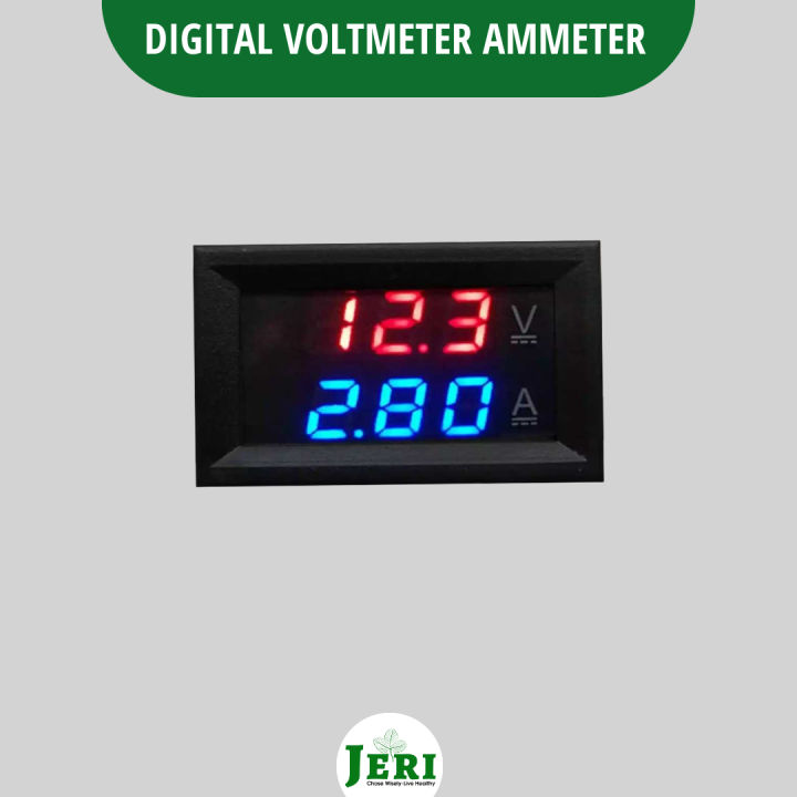 Us Dc 100V Voltmeter Ammeter Volt Amp Meter Gauge OMI 1/10/50/100A Led ...