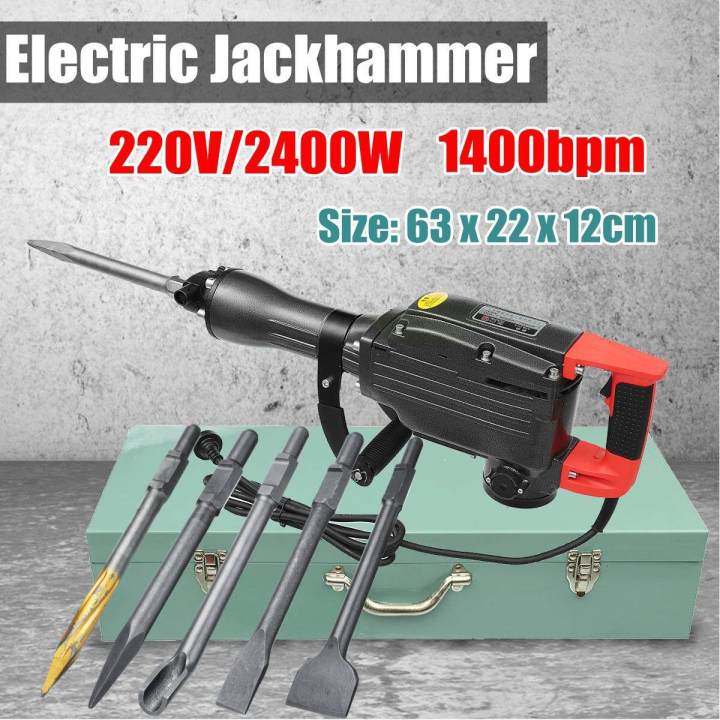 Drill Chisels For Electric Demolition Hammer Concrete Tools DIY Breaker ...