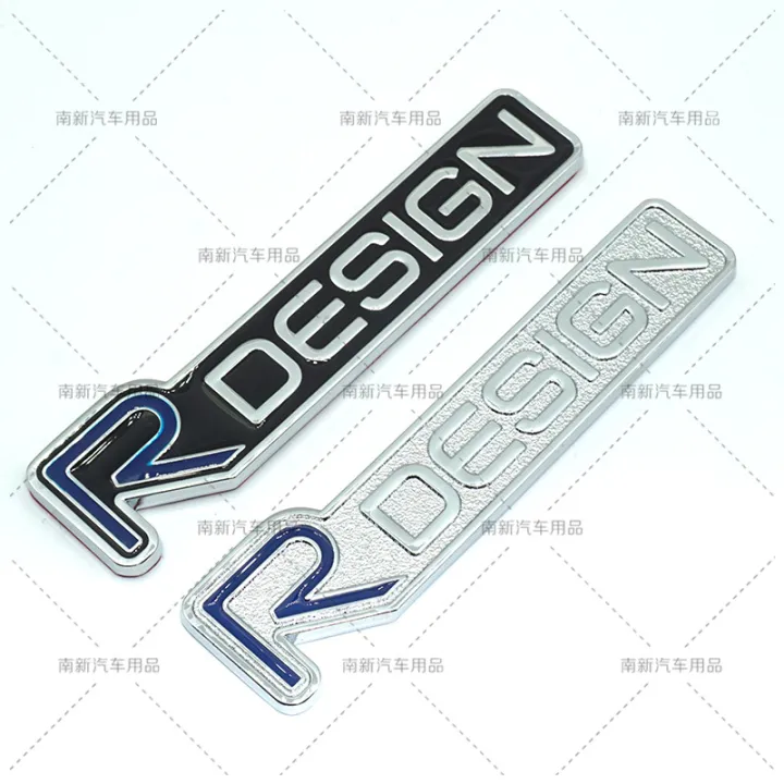 RDESIGN Car Logo 3D Three-Dimensional Metal Car Body Sticker for Volvo ...