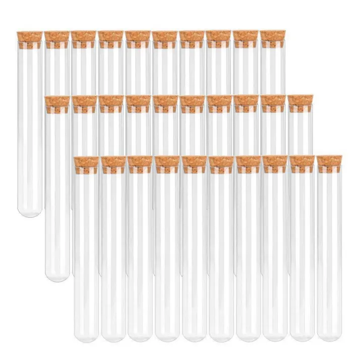 90 Pcs Test Tubes, Test Tubes with Corks Glass Test Tubes 20 X 150mm ...