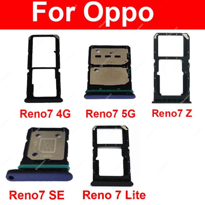 SIM Card Tray For OPPO Reno 7 7Lite 7SE 7Z 4G 5G Dual SIM Card Tray ...