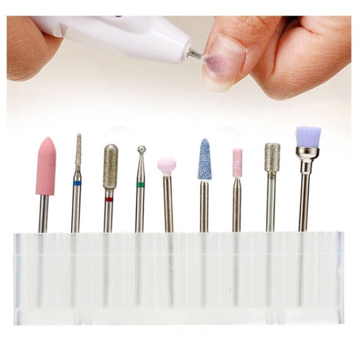 NEW 10pcs Diamond Milling Cutter Nail Drill Bits Set For Manicure ...