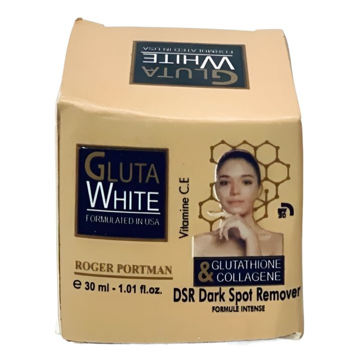 GLUTA WHITE Glutathione and Collagen DSR Dark Spot Remover 30ml | Daraz.lk
