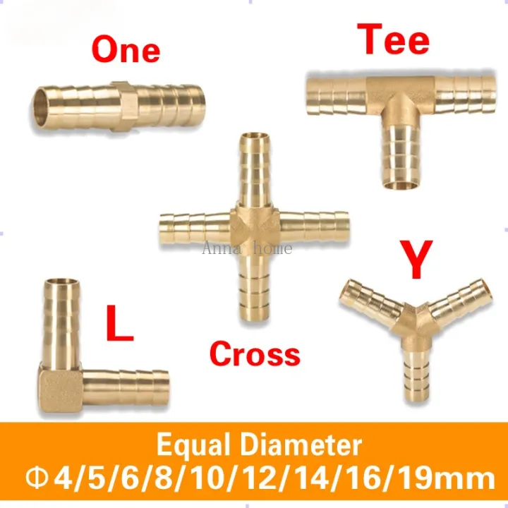 Brass Fitting Copper Pagoda Connector Fittings 2 3 4 Way Straight/l/tee ...
