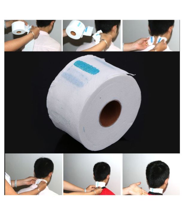 Barber Paper Neck Strips Disposable Flexible Soft Neck Paper Band ...