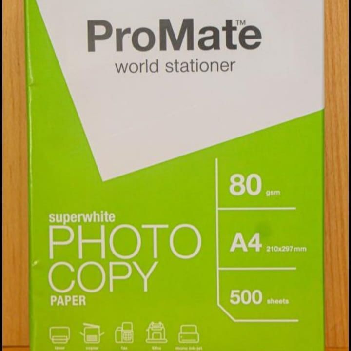 A4 80GSM 500 Sheet Promate Photocopy Paper High Qulity | Daraz.lk