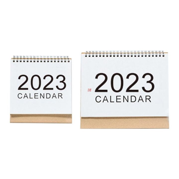 DE Desk Calendar 2023 Mini Wall Calendar Planner, Wire Binding Calendar ...