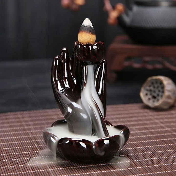 【World Supermarket 2021】Ceramic Backflow Incense Base Decorations ...
