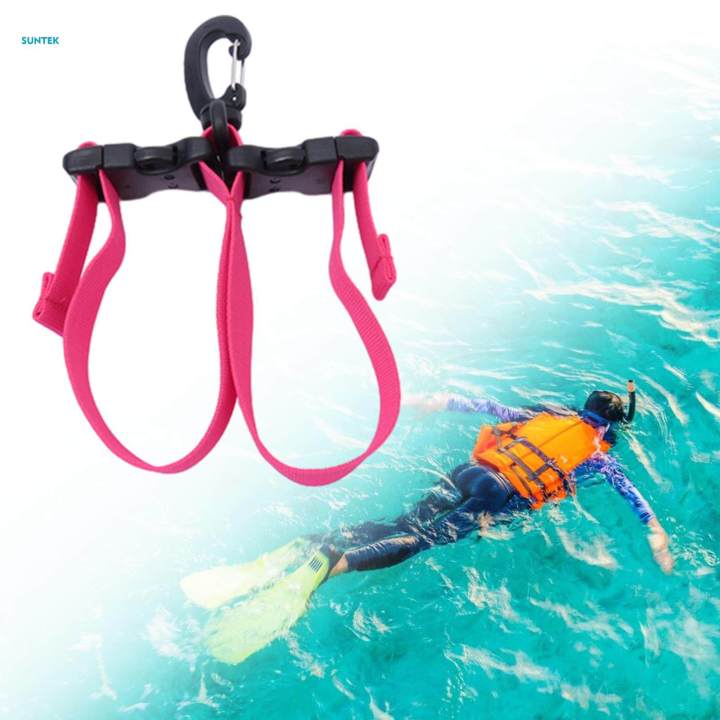 Diving Fins Strap Swim Flippers Buckles for Scuba Diving Swimming ...